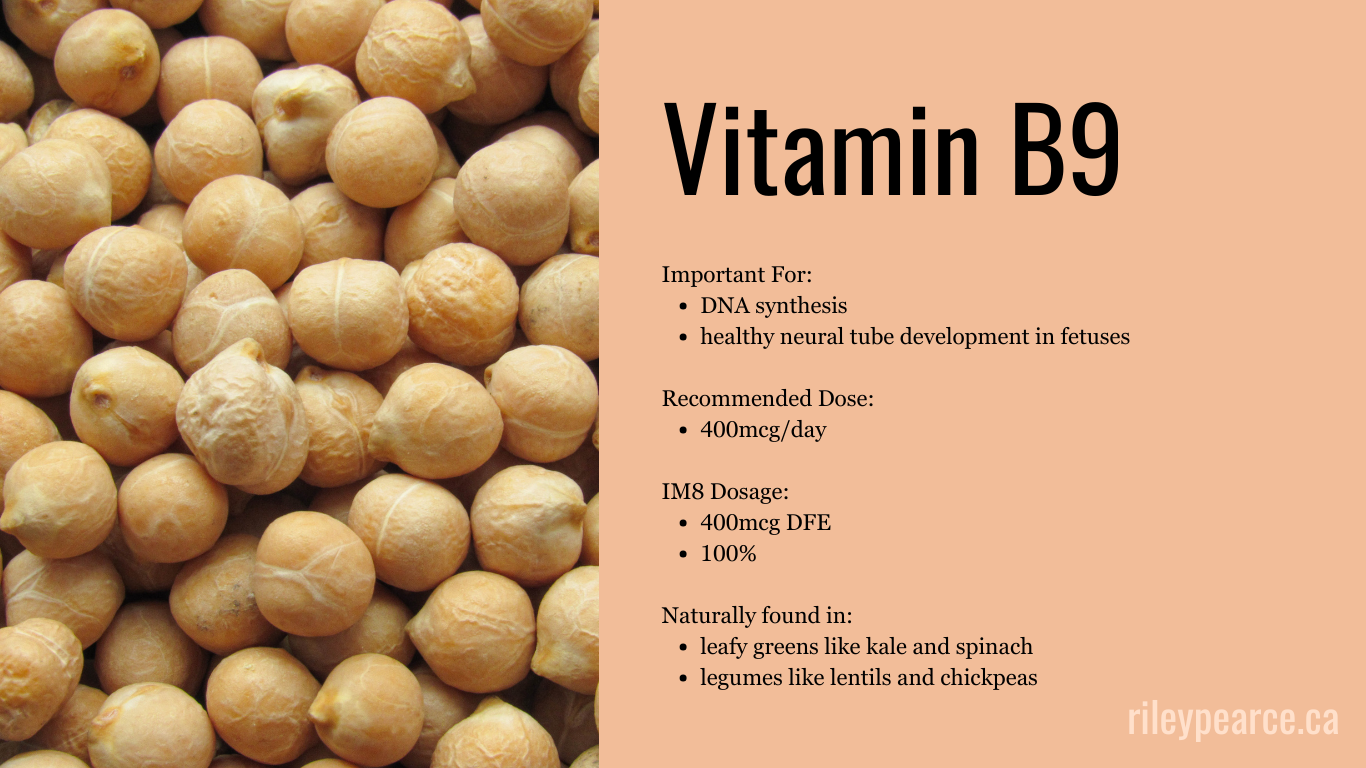 IM8 Ingredients Deep Dive – Part 1: Vitamins – Riley Pearce